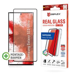 Displex Real Glass + Case Schutzset für Samsung Galaxy S23 Ultra 01780