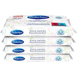 Bübchen Bübchen Sensitive Wet Wipes feuchte Feuchttücher für Kinder 4 x 52 St.