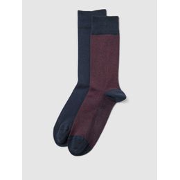 Christian Berg Socken mit Label-Detail im 2er-Pack