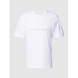 Jack & Jones T-Shirt mit Label-Print Modell 'STAR'