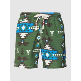 Mc2 Saint Barth Badehose mit Allover-Muster Modell 'CAPRESE'