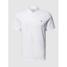 Gant Poloshirt mit Label-Stitching Modell 'SHIELD'