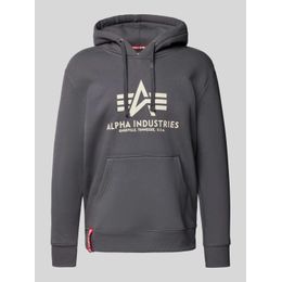 Alpha Industries Hoodie mit Label-Print