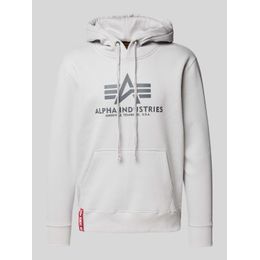 Alpha Industries Hoodie mit Label-Print