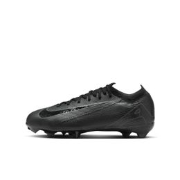 Nike Jr. Mercurial Vapor 16 Pro Low-Top-Fußballschuh für normalen Rasen (jüngere/ältere Kinder) - Schwarz