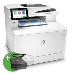 HP Color LaserJet Enterprise MFP M480f mit WLAN - 50 € Gutschein, 3 Jahre Vor-Ort-Garantie gratis - HP Power Services Partner 3QA55A#B19-3JN69A