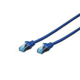 Digitus Patch-Kabel RJ-45 (M) zu RJ-45 (M) 5m Kupfer SF/UTP Cat 5e blau (DK-1531-050/B)