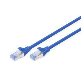 Digitus Patch-Kabel RJ-45 (M) zu RJ-45 (M) 0.5m CCA SF/UTP Cat 5e blau (DK-1532-005/B)