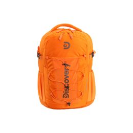 Sportrucksack DISCOVERY "Outdoor" Gr. B: 15.5 cm, orange Rucksäcke aus Nylon-Material