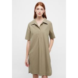 Blusenkleid Eterna "LOOSE FIT" Gr. 40, Normalgrößen, grün (olive) Damen Kleider