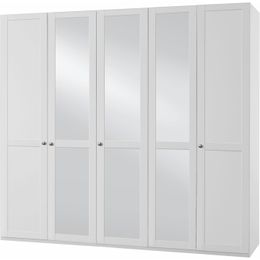 Kleiderschrank wimex "New York" Schränke Gr. B/H/T: 225 cm x 208 cm x 58 cm, 5 St., weiß in 5 Breiten und 2 Höhen