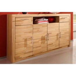 Highboard VOGL MÖBELFABRIK Sideboards beige (kernbuche teilmassiv)