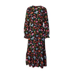 Warehouse Kleid 'Tea' Damen Größe 46 hellblau / pink / rot / schwarz Winterkleid
