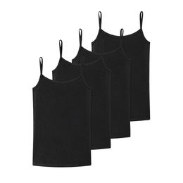 Schiesser Undershirt girl Black size 164