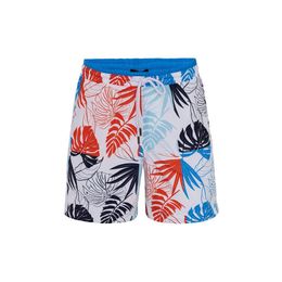 Daniel Hills Badeshorts Herren Größe XXL blau / navy / rot / weiß