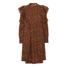 2ndday Kleid 'Reese' Damen Größe 44 hellblau / ocker / schwarz Winterkleid