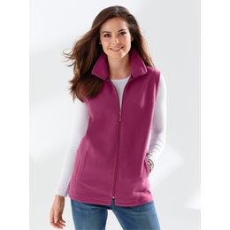 WITT Damen Fleeceweste mit Antipilling-Ausr&uuml;stung, fuchsia, Gr&ouml;&szlig;e 40
