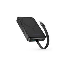 Baseus Powerbank Magnetic Mini 10000mAh USB-C 30W MagSafe (black) Powerbank (Akku) - schwarz - 10000 mAh