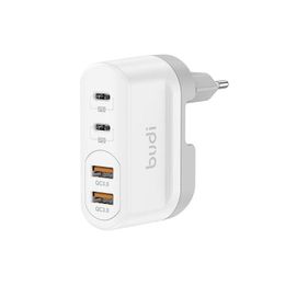 Budi Wall charger 326TQE 2xUSB 40W (white)