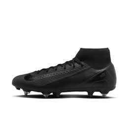 Nike Mercurial Superfly 10 Academy SG-Pro High-Top-Fußballschuh - Schwarz