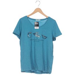 Cecil Damen T-Shirt, blau, Gr. 42