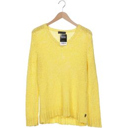 Oui Damen Pullover, gelb, Gr. 42