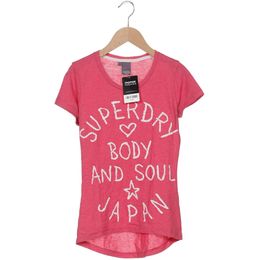 Superdry Damen T-Shirt, pink, Gr. 34