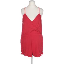 Bershka Damen Jumpsuit/Overall, rot, Gr. 36