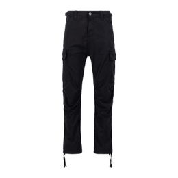 Cargohose Alpha Industries "Alpha Industries Men - Pants Squad Pant" Gr. 32, Normalgrößen, schwarz (black) Herren Hosen