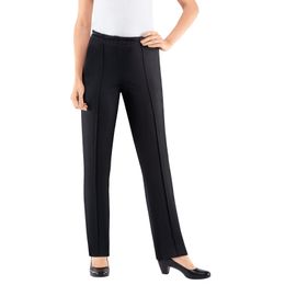 WITT Damen Thermohose in Rippen-Jersey-Qualit&auml;t, schwarz, Gr&ouml;&szlig;e 23