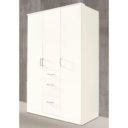 Kleiderschrank wimex "Click" Schränke Gr. B/H/T: 135 cm x 199 cm x 58 cm, 3 St., weiß (weiß uni) Drehtürenschrank Kleiderschrank Schränke ohne Spiegel