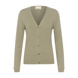 Cream Knit Cardigan 'Dela' female Green size S