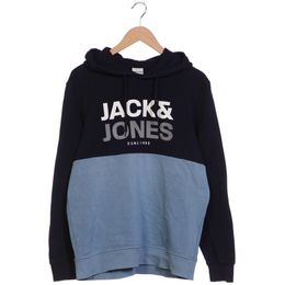 Jack & Jones Jack & Jones Herren Kapuzenpullover, blau, Gr. 52