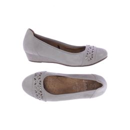 Jana Damen Ballerinas, grau, Gr. 37.5