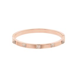 Armreif Swarovski "Tactic, 5098834,5098368,5184528" Armbänder Gr. S, Metall, weiß (metallfarben, roségoldfarben, kristallweiß, kristallweiß) Damen mit Swarovski Kristall