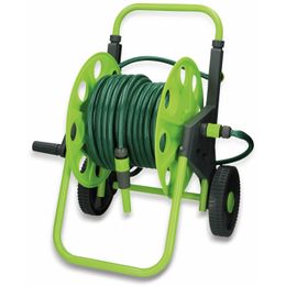 KINZO Gartenschlauch Aufroller freistehend mit 30 m Gartenschlauch