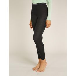 Icebreaker Merino 175 Everyday Thermo-Leggings - Frau - Black - Größe XL