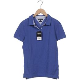 Tommy Hilfiger Damen Poloshirt, blau, Gr. 38