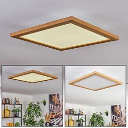 hofstein Tavlov Deckenpanel LED Holzoptik, 1-flammig