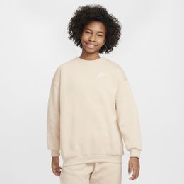 Nike Sportswear Club Fleece Oversize-Sweatshirt (ältere Kinder) - Braun