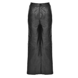 Lederhose Maze "42021144" Gr. L, US-Größen, schwarz (black) Damen Hosen