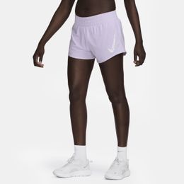 Nike One Dri-FIT-Shorts mit mittelhohem Bund und Futter für Damen (ca. 7,5 cm) - Lila