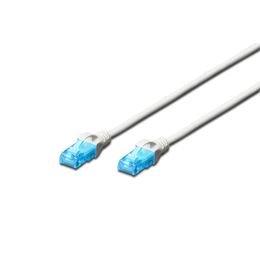 Digitus Patch-Kabel RJ-45 (M) zu RJ-45 (M) 2 m CCA U/UTP Cat 5e weiß (DK-1512-020/WH)