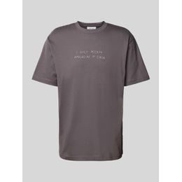 Only & Sons T-Shirt mit Statement-Stitching Modell 'AARON LIFE'