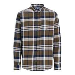 Jack & Jones Jack & Jones Button Up Shirt 'JJEClassic' male Brown size XL