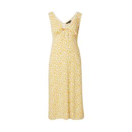 Motel Kleid 'Lavisha' Damen Größe 40 karamell / curry / hellgelb / grün Winterkleid