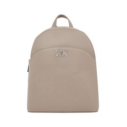 Cityrucksack Calvin Klein "RE-LOCK DOME BACKPACK_MONO" braun (cinder monogram pu) Rucksäcke