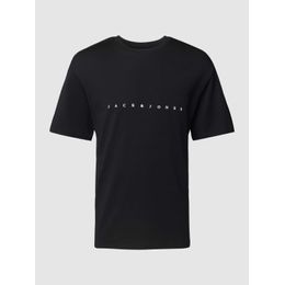 Jack & Jones T-Shirt mit Label-Print Modell 'STAR'