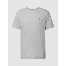 Gant Regular Fit T-Shirt mit Label-Stitching Modell 'SHIELD'