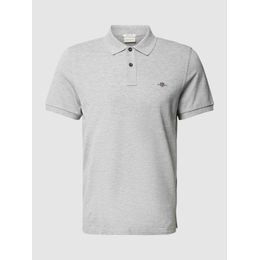 Gant Poloshirt mit Label-Stitching Modell 'SHIELD'